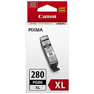 Canon PGI-280 XL Pigment Black Ink & 281 Cyan Ink-Tank Compatible to TR8520, TR7520, TS9120 Series,TS8120 Series, TS6120 Series, TS9521C, TS9520, TS8220 Series, TS6220 Series