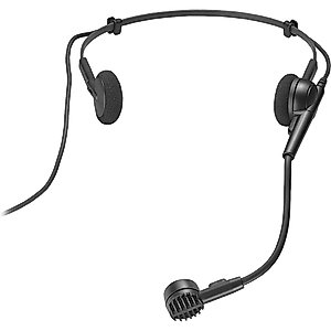 Audio-Technica PRO 8HEx Hypercardioid Dynamic Headworn Microphone, XLR Connector