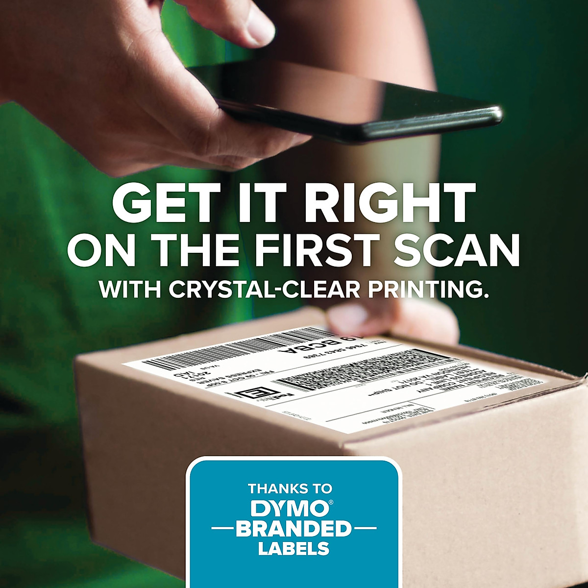 DYMO LabelWriter 5XL Label Printer Bundle, Prints Extra-Wide Shipping Labels (UPS, USPS) from Amazon, eBay, and More, Perfect for eCommerce Sellers, Includes 5 Extra-Large Shipping Labels (1100 Total)