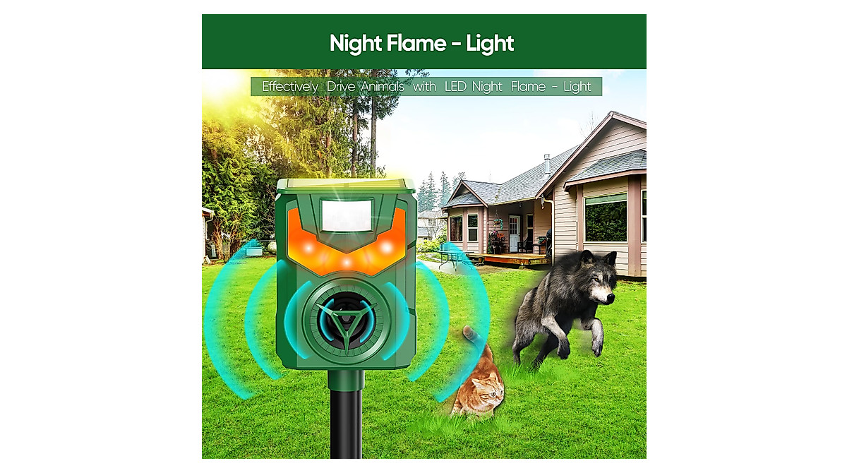 Effective Solar Powered Animal Repeller for Your Yard