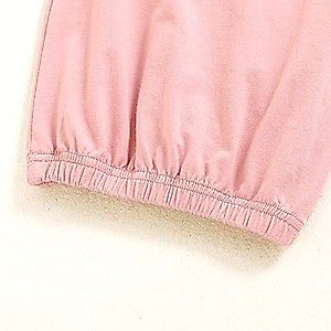 AMAWMW Newborn Baby Girl Little Sister Sleeper Gown Stripe Long Sleeve Nightgown Outfit (Pink, 0-6 Months)