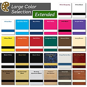 Engraved Name Plate Customized and Personalized, 1" x 3" Trophy, Picture Frame and Memorabilia Plate, 15 Color Options Prestige Collection by My Sign Center