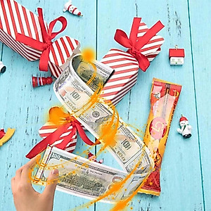 Christmas Surprise Money Pull Pouch, 4PCS Surprise Money Pull Pouch, DIY Christmas Kit, Cash Gift Pouch, Surprise Pull Out Money Gift Box, Christmas Party Gifts Money Box for Cash Pull