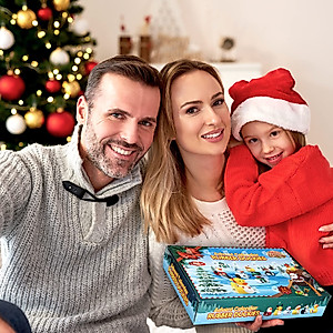 LIHAO Christmas Advent Calendar Rubber Ducks 2023, 24 Days Countdown Advent Calendar for Boys, Girls, Christmas Party Gifts