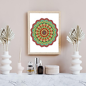 Elfew 2 Pack Mandalas Coloring Books for Adult, 80 Original Mandala Patterns and Designs, Coloring Book for Adults Relaxation, Adult Coloring Book Spiral Bound, Relaxation Books for Women