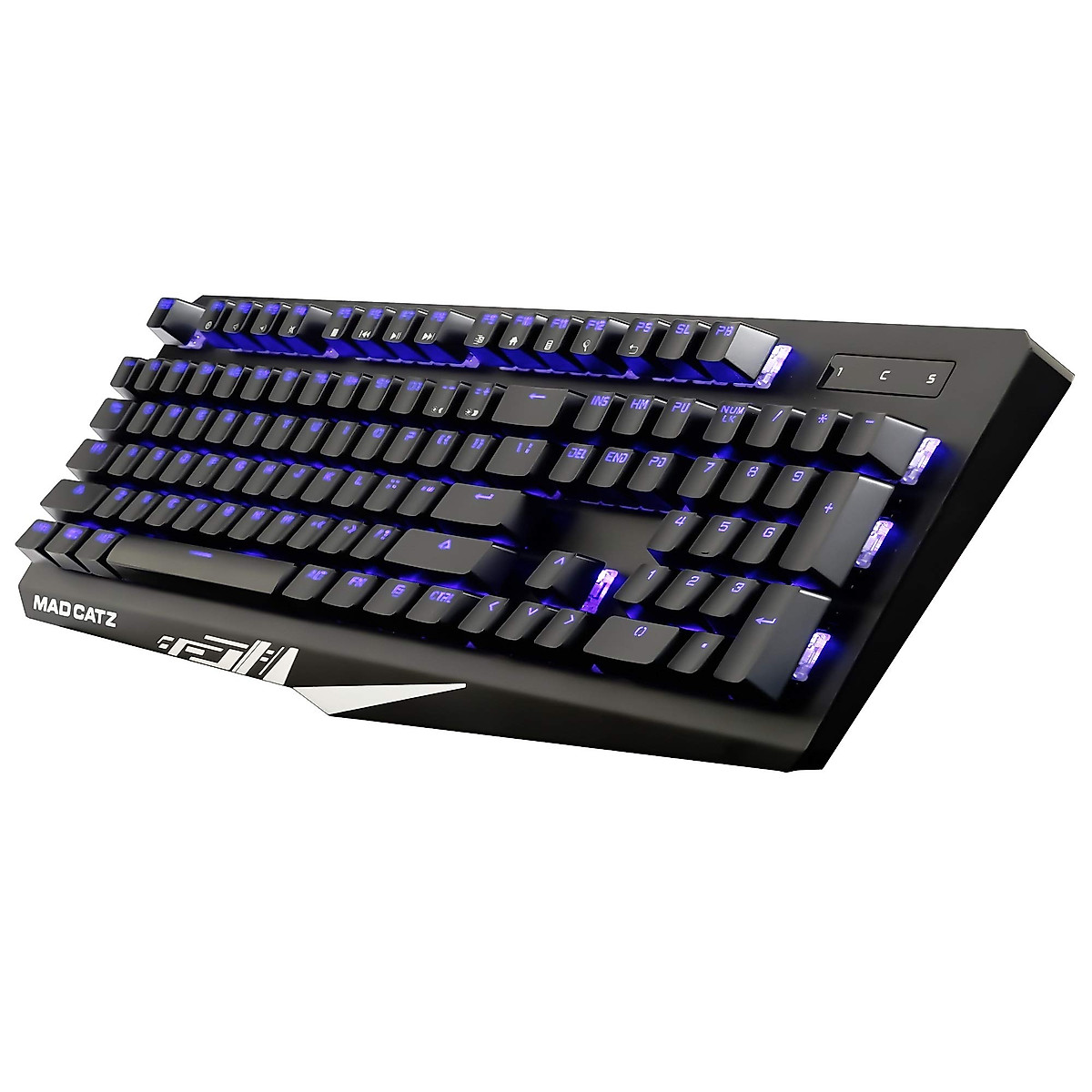 Mad Catz KS13MMUSBL000-0JI Gaming Keyboard, S.T.R.I.K.E. 4, Mechanical Keyboard, English US Layout, RGB16.8 Million Colors, 18 RGB Lighting Patterns, Authentic Japanese Product