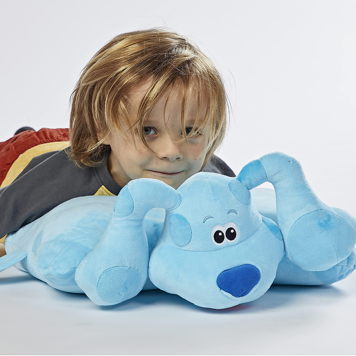 Pillow Pets Blue's Clues 16” Stuffed Animal Dog - Nickelodeon Blue Plush