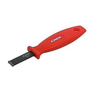 ARES 10041 – Tungsten Carbide Scraper – 5-8-Inch-Wide Blade – Tungsten Carbide Blade Tip with Abrasive Finish – Removes Residue from Steel, Aluminum, and More