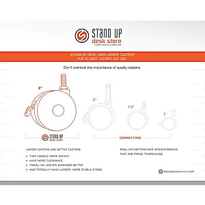 S STAND UP DESK STORE Crank Adjustable 2-Tier Standing Desk with Heavy Duty Steel Frame-Silver Frame/Dark Walnut Top, 60 inch Wide
