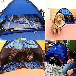 Hamiledyi Rabbit Tent House Bunny Teepee Bed Portable Small Animals Hideaway Folding Shelter Hideout Hut Pop Up Pet Camping Tents for Ferret Chinchilla Guinea Pig Cat Puppy