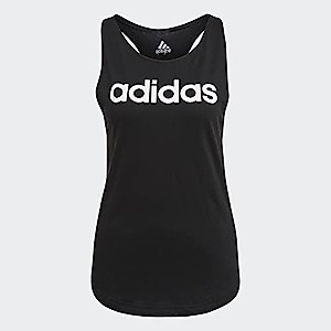 adidas womens Linear Tank Black/White Medium