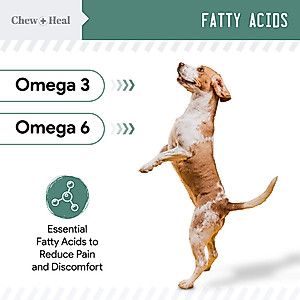 Glucosamine for Dogs Hip and Joint Supplement - 120 Soft Chews for Senior Dogs with Glucosamine, Chondroitin, MSM, Vitamin C, and Omegas - for Mobility, Cartilage, and Joint Health