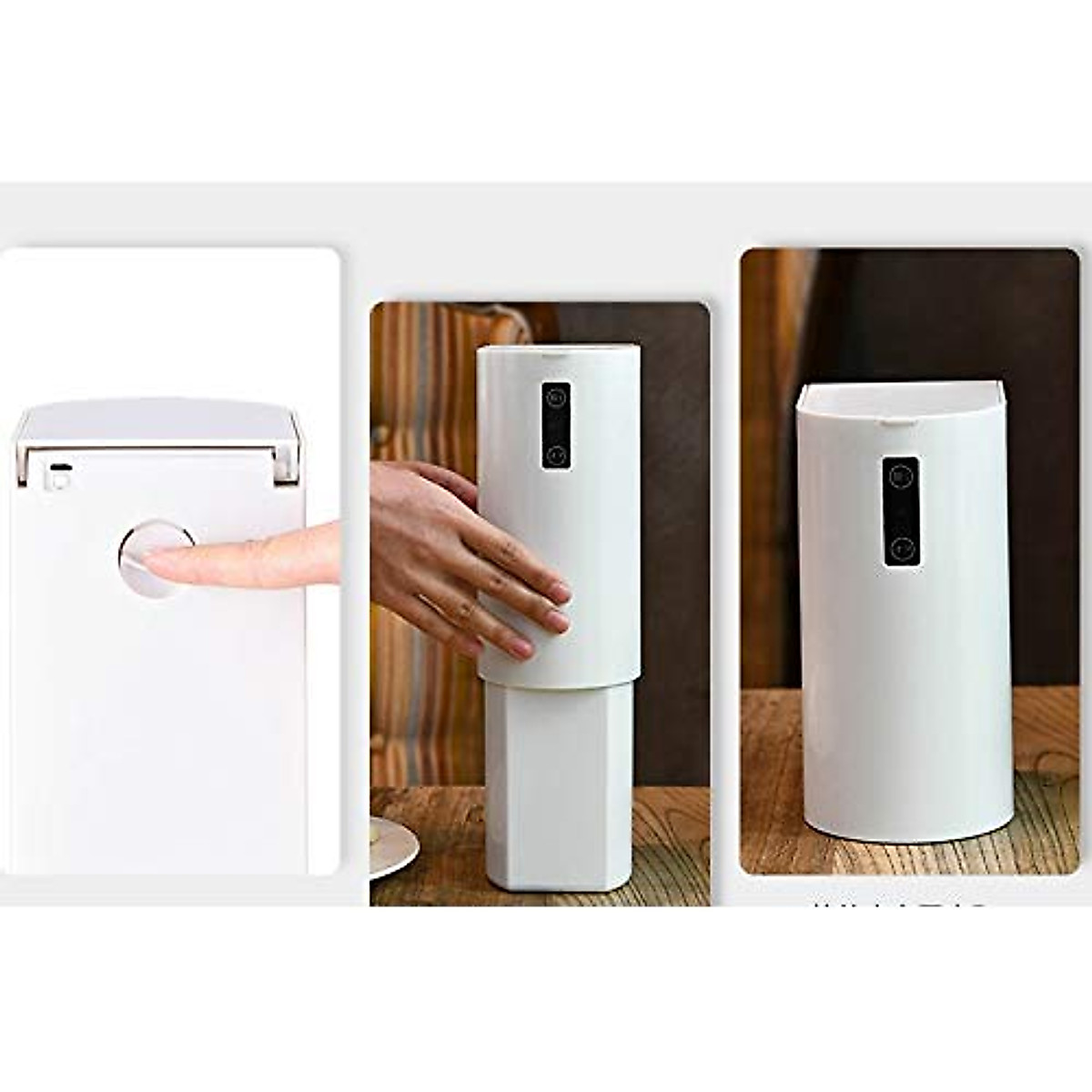 TKFDC Home Intelligent Automatic Induction Electric Rubbish Trash Can Smart Waste Bins Garbage Can Touchless Mini Trash Can