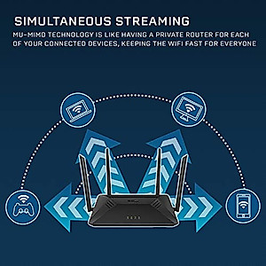 D-Link WiFi Router, AC1750 Wireless Internet for Home Gigabit Streaming & Gaming Smart Dual Band MU-MIMO Parental Controls QoS (DIR-867-US), Black