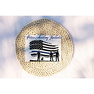 Red Door Inspirations Graduation Cards - Fire Academy Graduation, Police Academy Graduation, Law School Graduation, Single Card & Envelope (Police Academy Graduation)