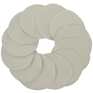 TL Care Twin Pack Nursing Pads Made with Organic Cotton, Natural Color, 12 Count