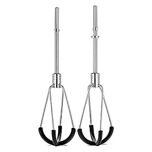 KitchenAid Cordless Variable Speed Hand Blender - KHBBV53 & KHMFEB2 Flex Edge Beater Accessory for Hand Mixer, One Size, Stainless Steel