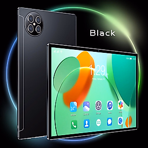 Honio Tablet PC, 8GB 256GB 10.1 Inch FHD Tablet 100‑240V 2 in 1 Dual Speaker 7000mAh Travel 12.0 (US Plug)