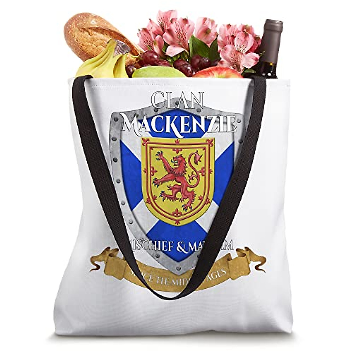 MacKenzie Scottish Family Clan Scotland Shield Tote Bag