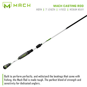 Lew's Mach 7'-1 Medium/Heavy IM7 Worm Rod Casting Rod