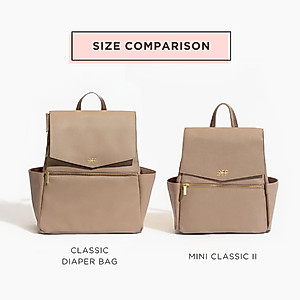 Freshly Picked Convertible Mini Classic Diaper Bag Backpack, Fig