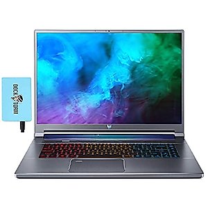 acer Predator Triton 500 SE Gaming Laptop 16" WQXGA 165 Hz (Intel i7-11800H 8-Core, 32GB RAM, 2x8TB PCIe SSD (16TB), GeForce RTX 3060 6GB, RGB Backlit, 2 Thunderbolt 4, WiFi 6, BT 5.1, Win10P) w/Hub