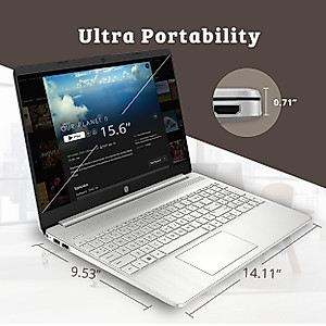 HP 15.6'' FHD Everyday Laptop, Intel Core i5-1135G7, 64GB RAM, 2TB PCIe SSD, Intel Iris Xe Graphics, Wi-Fi 5, Ture Vision HD Camera, Full-size Keyboard, Windows 11 Home, Silver, 32GB USB Card