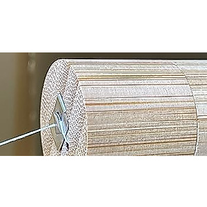 Ink Permanent [Large 50 Meters - 165 Feet] Premium White Bamboo Pre-Inked Mapping String Fine Thread Pre-Inked Microblading String for Brow Mapping for Permanent Makeup, Brow Henna, Eyebrow Mapping