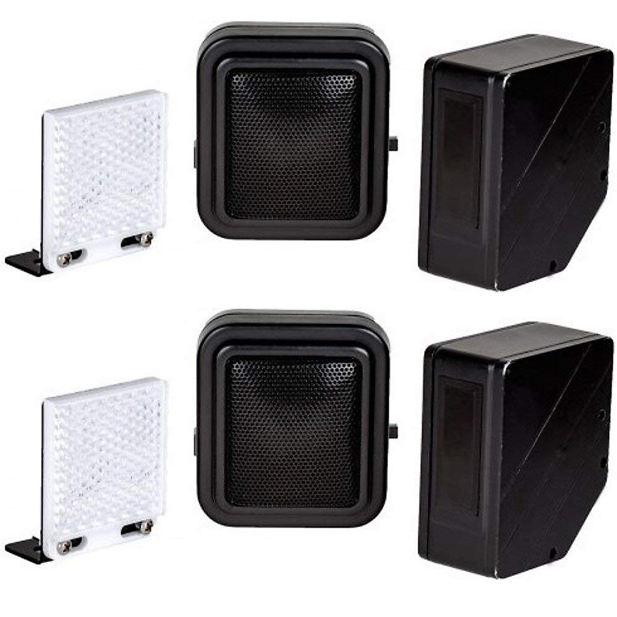 Seco-Larm E-931CS22RFCQ Wireless Entry Alert System (2 Pack) For Monitoring a Driveway or Use as an Entrance Indicator, Up to 22 Feet Sensing Range, Up to 328 Feet Wireless Transmission Range