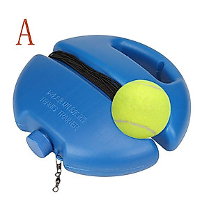 Toxz Tennis Singles Training Rebound Ball Baseboard Practice Tool Exercise Self-Study,Tennis Ball Training Baseboard and Ball,Anti-Slip,Durable Plastic