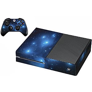 VWAQ Game Skins Designed to Fit Xbox One System and Controller - Galaxy Print Design - XGC1