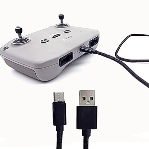 Remote Controller USB C Charging Cable Cord for DJI Mini 2/Air3/Air 2S/Mavic 3/Mavic Air 2 Drone Controller Charging Data Cable for DJI RC/RC 2/N1/N2 Remote