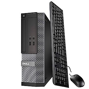 Dell OptiPlex 3020 SFF Computer Desktop PC, Intel Core i5 Processor, 8GB Ram, 120GB M.2 SSD, 500 GB Hard Drive,Keyboard & Mouse, Wi-Fi & Bluetooth, Windows 10 Pro (Renewed)