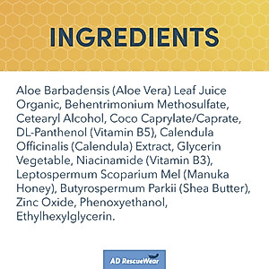 AD RescueWear - Bodycare Essentials Soothing Conditioner - For Eczema and Psoriasis - With Manuka Honey, Shea, and Calendula - Fragrance Free - Made in the USA - 8 OZ