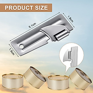 P-51 Camping Can Opener Stainless Steel Military Can Opener Survival Can Opener Army Can Opener Backpack Can Opener (8 Pieces)