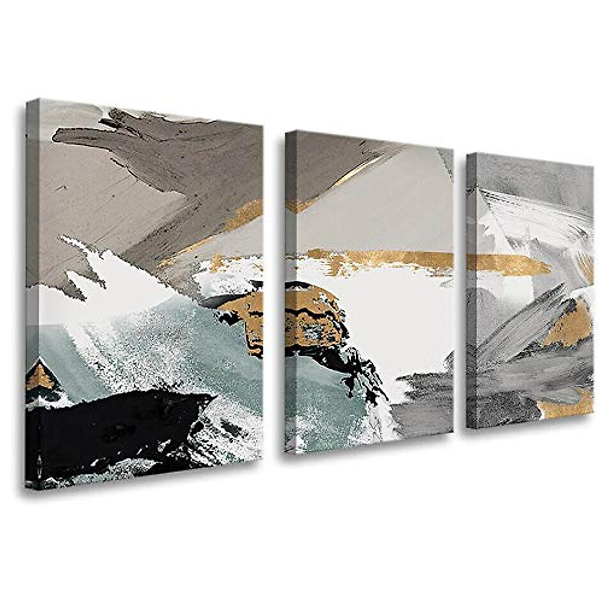 Abstract Wall art Wall art Modern wall decor Wall paintings Abstract canvas wall art wall art For bedroom modern wall art Canvas wall art Bedroom Pictures for Wall Canvas print 12" x 16" x 3 pieces