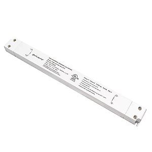 HitLights 60W Dimmable LED Driver Transformer, Power Supply 100-277V AC to 12V DC, 5A, Compatible with Lutron Leviton Dimmers, for LED Strip Lights, Constant Voltage LED Projects, UL-Listed,White