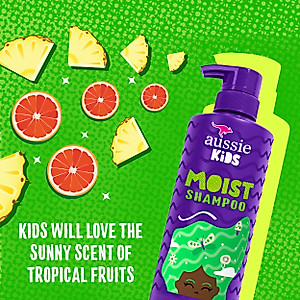 Aussie Kids Hair Care Bundle Set Including: Shampoo (16 Fl Oz), Conditioner (16 Fl Oz) & Detangler Spray (8 Fl Oz), Paraben- Freem Sulfate-Free, Dye-Free, Cruelty-Free, Tangle-Free Styling