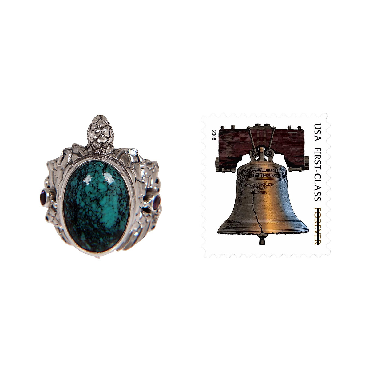 NOVICA Artisan Handmade Sterling Silver Ring Reconstituted Turquoise Amethyst Blue Cocktail Indonesia Animal Themed Birthstone Sea Lifeturtle [band Width 5 mm W Crownbezel 1.1 in L x 0.6 in W x 0.4 I]