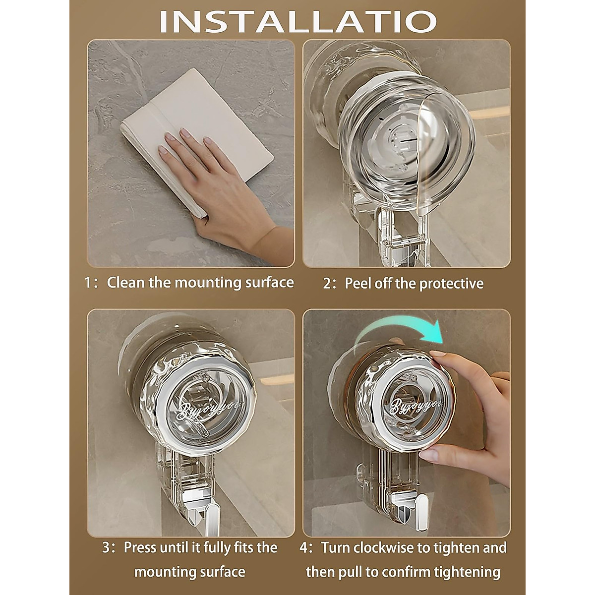 Zivdanfu 2PCS Suction Cup Hooks,Shower Wall Suction Cup Hangers Removable Reusable Window Glass Door Suction Holder for Bathroom Kitchen Decor，Easy to Install and Remove Waterproof Wall Hooks