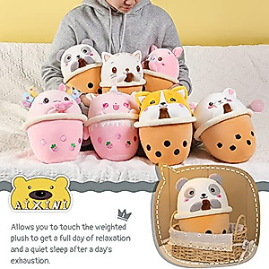 AIXINI Panda Boba Plush 10 inch Bubble Tea Stuffed Animal Soft Kawaii Plushie Toy