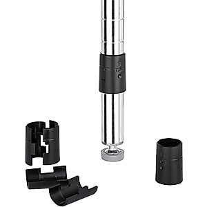 Wire Shelf Clips, Wire Shelving Shelf Lock Clips 20 Pairs 40 Pieces for 1" Post,Shelving Sleeves, Fits with Thunder Group, Alera, Honey Can Do, Eagle, Regency, Metro