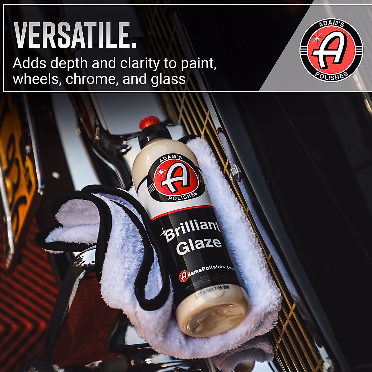 Adam's Polishes Brilliant Glaze 16oz - Amazing Depth, Gloss and Clarity - Achieve that Deep, Wet Looking Shine - Super Easy On and Easy Off