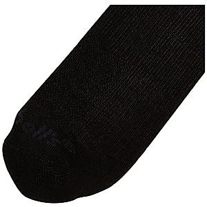 Dr. Scholl's Men's Work Compression Over the Calf Sock, Black, 6.5-12 US