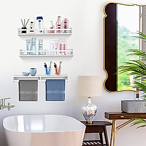 birola Nursery Book Shelves 32 inches Set of 3,Wall Bookshelves for Kids,Nursery Shelves for Bookshelf Wall,Book Shelf Organizer for Kids(White)