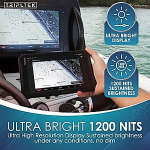 TRIPLTEK 8" PRO (4G LTE, 256GB) Ultra Bright 1200 nits, 8GB RAM, Android 10, Long Battery Life 12200mAh, Rugged Military Construction, Waterproof IP68, Brightest Tablet/Phone on The Market