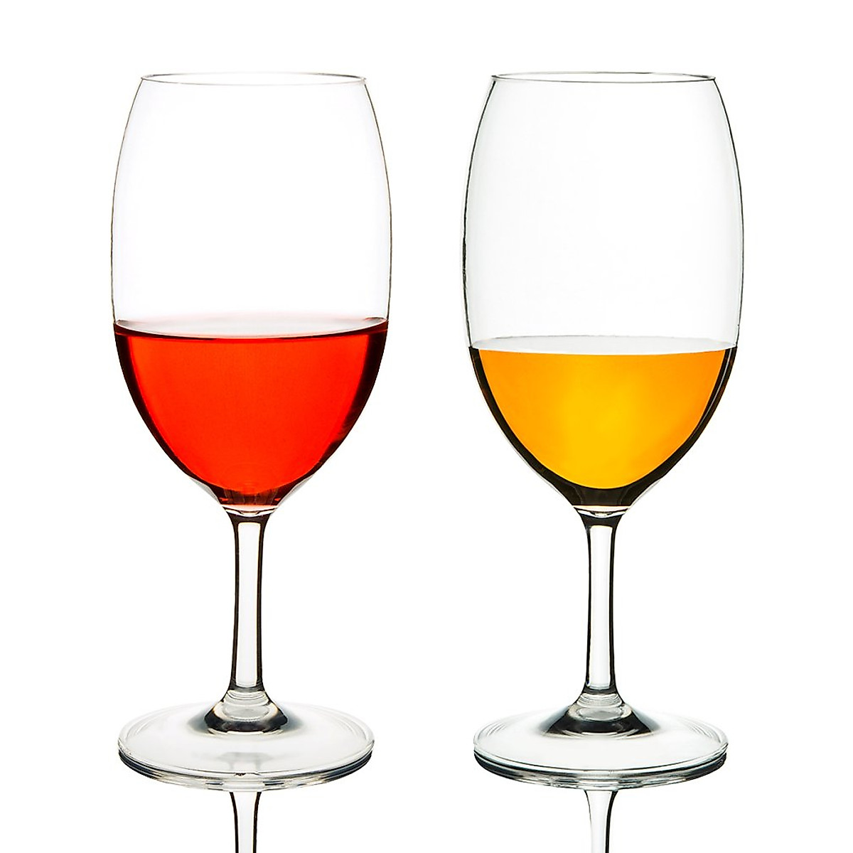 MICHLEY Unbreakable Wine Glasses, 100% Tritan Plastic Shatterproof Large Wine Glasses 20 oz, Set of 2