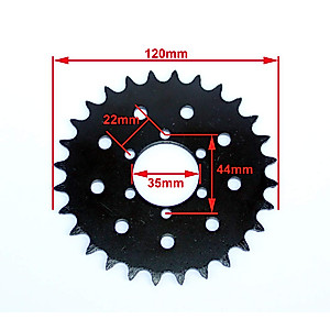 L-faster Bike Spoke Wheel Chainwheel 28T Bicycle Sprocket for Spokes Mount Electric Bike Left Drive Kit Replacement Parts Spokes Gear Set (kit 4)