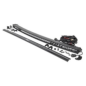 Rough Country 40" Black Series Curved Single Row CREE LED Light Bar - 72740BL