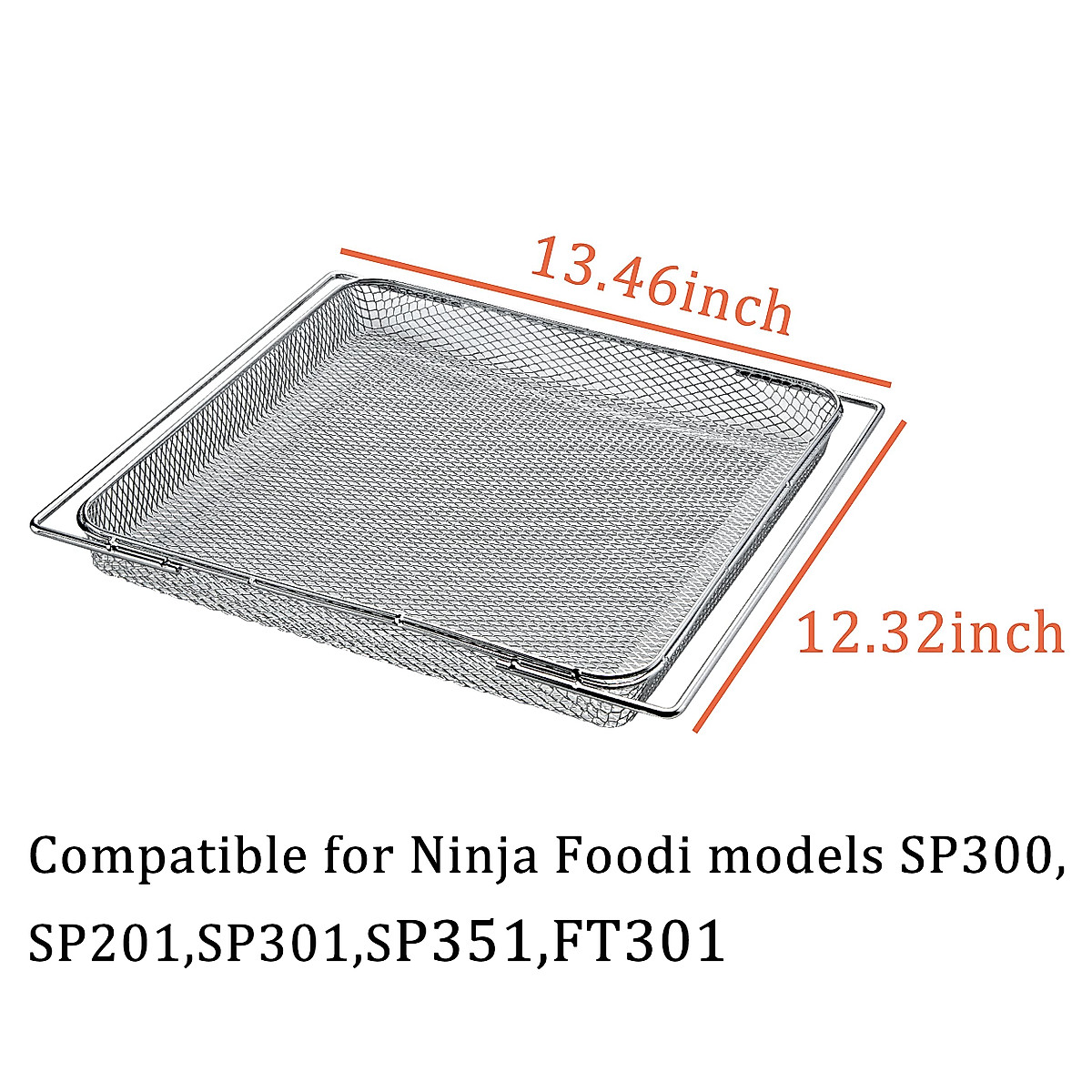 Replacement Air Fryer Basket for Ninja Foodi SP201 SP301 SP300 SP351 FT301